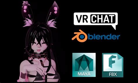 3d Model Fursona 3d Vtuber Vrchat Avatar Nsfw Chibi Vtuber Anime Vriod Vrc By Avatarsmakers