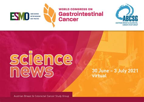Esmo Gi 2021 Science News Summary Days Abcsg