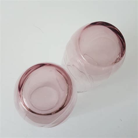 Lenox Swag Pink Drinking Glasses Set Of 2 Tall Drinking Glasses With
