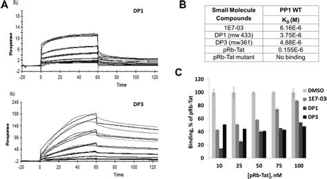 pp1 binding of 1e7 03 dp1 and dp3 binding of 1e7 03 dp1 and dp3 to