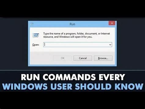 Windows Run Commands