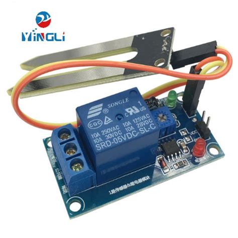 5v 12v Soil Humidity Sensor Relay Control Module Humidity Start Switch