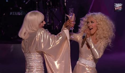 Lady Gaga And Christina Aguilera Perform ‘do What U Want On ‘the Voice