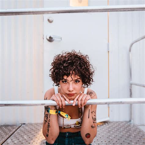 Halsey Being Black In A White Crop Top 2