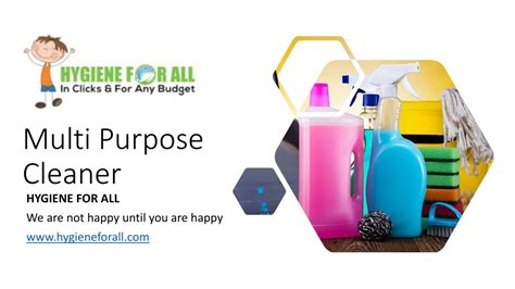 Ppt Multi Purpose Cleaner Powerpoint Presentation Free Download Id