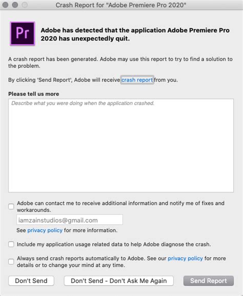 Solved Adobe Premiere Pro Wont Open 2020 Adobe Support Community