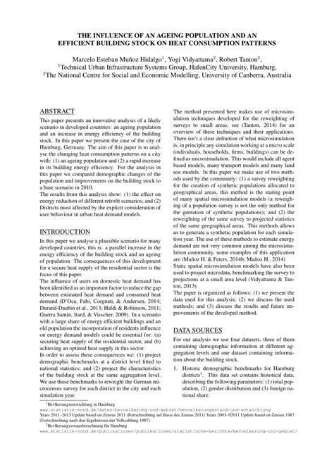 Pdf Constructing An Urban Microsimulation Model To Assess The Influence Of Demographics On
