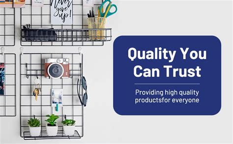 Rczscbk Gridwall Accessories 4 Pack Wall Grid Shelves Hooks Black Wire Baskets