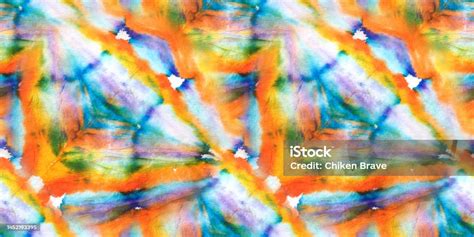 밝고 매끄러운 아름다운 반복되는 타이 염료 작품 그림 원활한 현대 무지개 넥타이 염료 패션 예술 반복 염색 다채로운 넥타이 염료