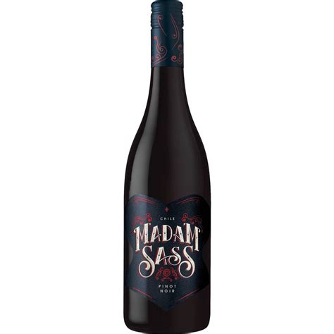 Madam Sass Pinot Noir 750ml Woolworths
