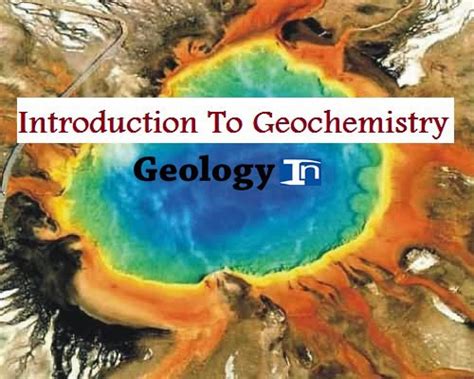 Introduction To Geochemistry