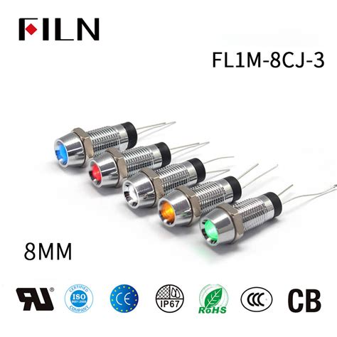 FILN MM Red Flashing LED Indicator Light LED Light