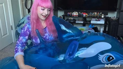 Fucking My Special Inflatable Blue Whale Inflatagirl Clips4sale