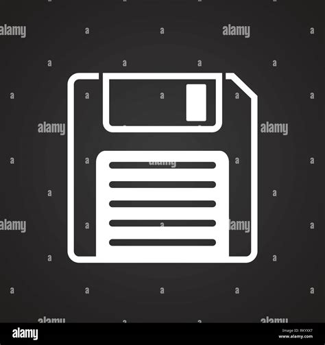 Data Storage Device Icon On Black Background For Graphic And Web Design Modern Simple Vector