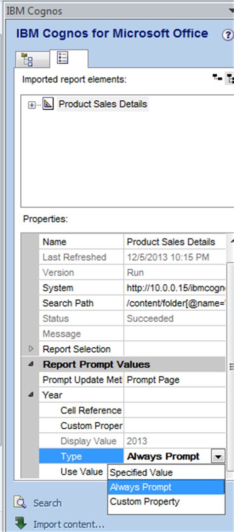 Ironside Tech Tip Working With Ibm Cognos Bi And Microsoft Office