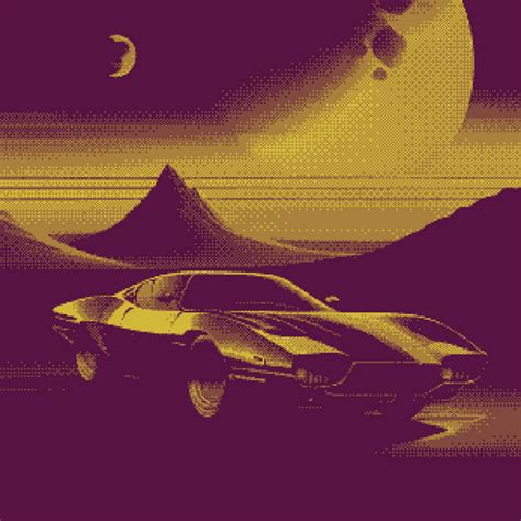 N I G H T D R I V E Ordered Dither 4 Colours R Pixelart