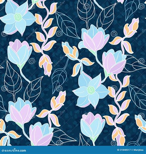 Floral Vector Seamless Pattern Stock Vector Illustration Of Element Invitation 31848517