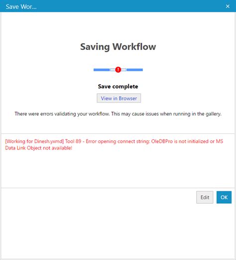 Solved Sql Sever Oledb Error Alteryx Community