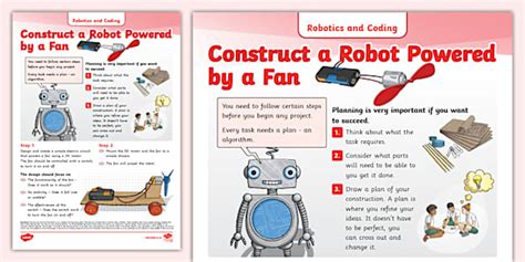 Robotics And Coding Build A Robot Propelled By A Fan