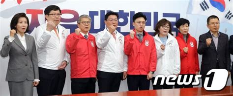리더십 타격 황교안 영입대상 적폐몰이 희생자청년여성 뉴스1