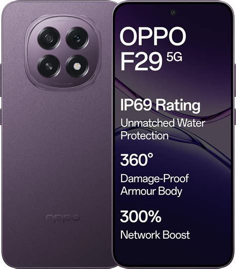Oppo F G Solid Purple Gb Ram Gb Storage With No Cost Emi Additional Exchange Offers