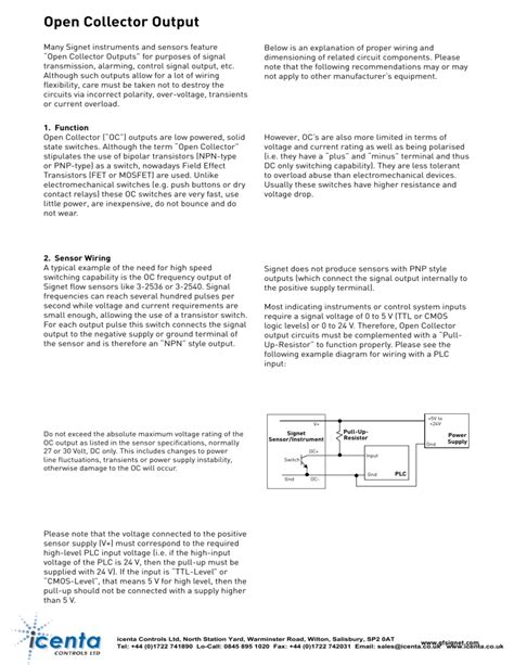 Open Collector Output