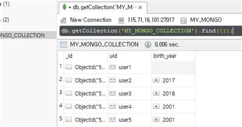 mongodb c driver 사용법 5 1 find select