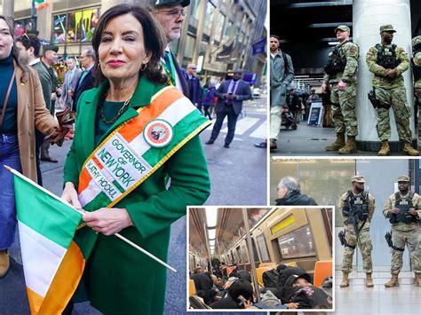Gov Kathy Hochul Claims National Guard Subway Plan ‘working As
