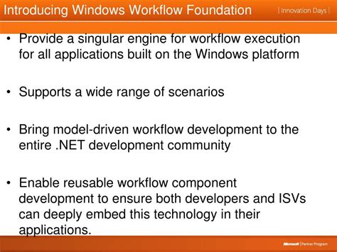 PPT Introducing Windows Workflow Foundation PowerPoint Presentation Free Download ID