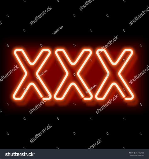 Xxx Neon Sign Lamp Symbol Burning Erotic Sign Vintage Electric