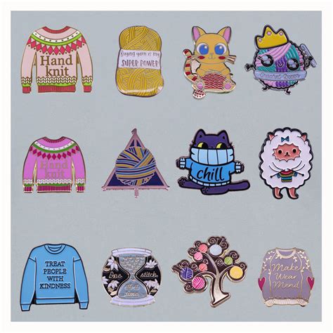 재미있는 레트로 스웨터 브로치 독창성 옷깃 배지 데님 재킷 배낭 핀 장식 친구와 팬 선물로 적합브로치 Aliexpress