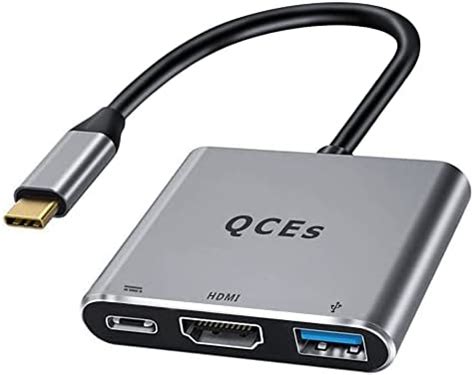 Amazon Com QCEs USB C To HDMI Adapter USB C Digital AV Multiport Adapter 4K HDMI Video Output