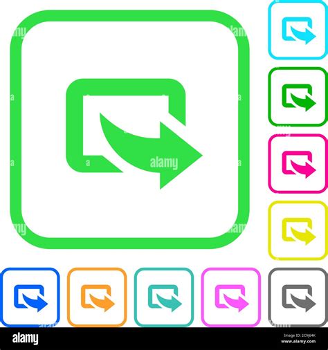 Export Symbol With Bottom Right Arrow Vivid Colored Flat Icons In