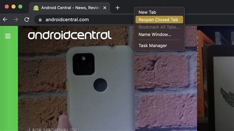 How To Restore Your Google Chrome Tabs After An Unexpected Restart Android Central