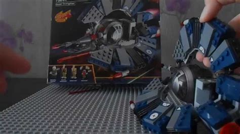 Лего звездные войны 75044 Дроид Три Файтер обзор Youtube