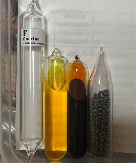 Halogens Collection But Bromine Is Diy R Elementcollection