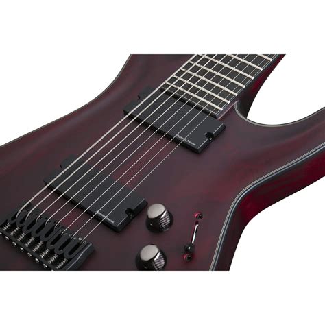 Disc Schecter Blackjack Atx C 8 Electric Guitar Vampyre Red Satin At Gear4music