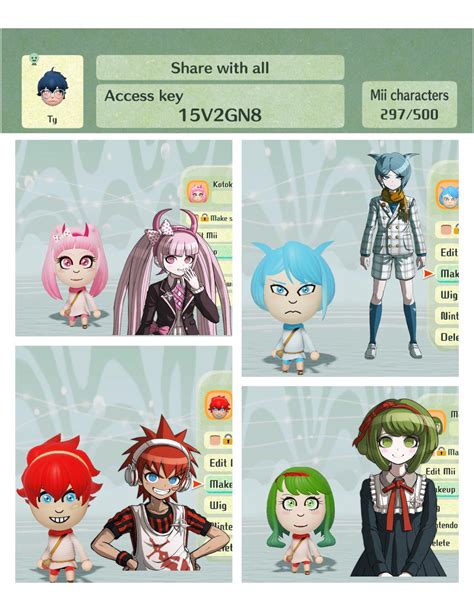 Danganronpa Ultra Despair Girls R Miitopia