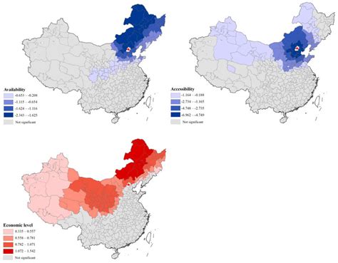 Spatial Variations Of Local Standardized Coefficients To Patient Rate Download Scientific Diagram