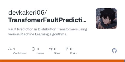 Github Devkakeri06 Transfomerfaultprediction Fault Prediction In Distribution Transformers