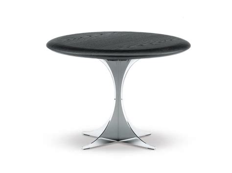 Anish Wood Round Ash Coffee Table By Minotti