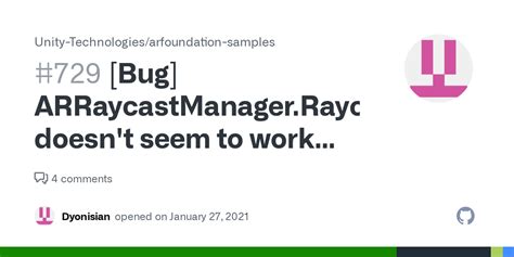 Bug Arraycastmanagerraycast Doesnt Seem To Work When Passed A Ray