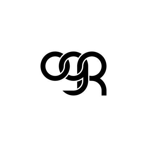 Letters Ogr Logo Simple Modern Clean 16376639 Vector Art At Vecteezy