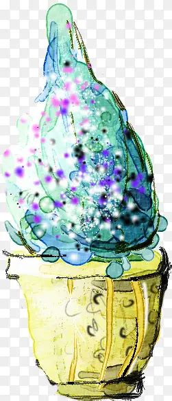 绿色创意花纹手绘插画PNG图片素材下载 图片编号qbbkklvg 免抠素材网