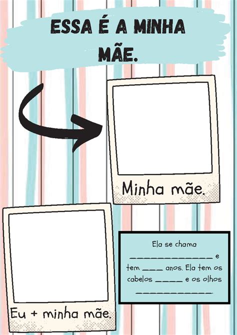 Atividade Dia Das Mães Prof Marispinelli Português Essa é A Minha