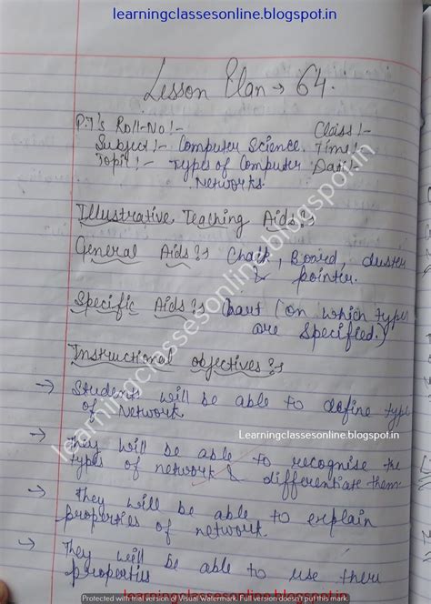 Lesson Plan For Computer Science On Computer Keyboard And Its Keys