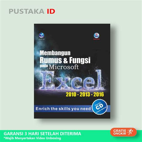 Promo Buku Membangun Rumus Dan Fungsi Pada Microsoft Excel 2010 2013