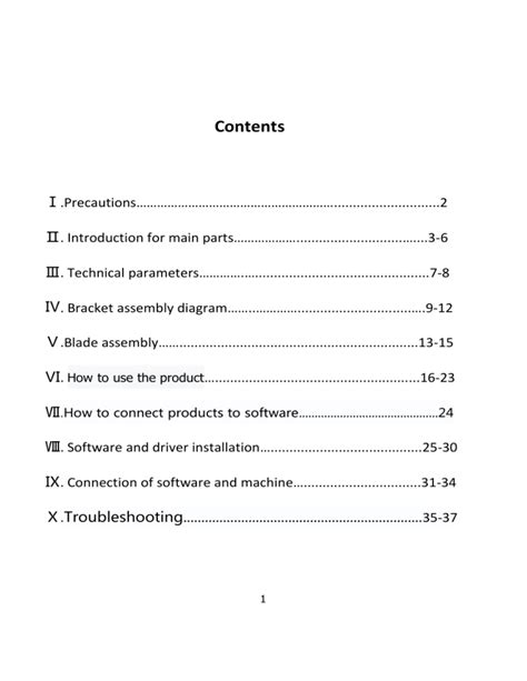 Cutting Plotter User Manual