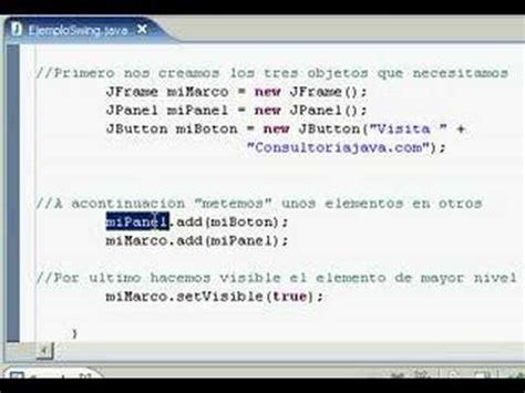 Uso De Swing En Java