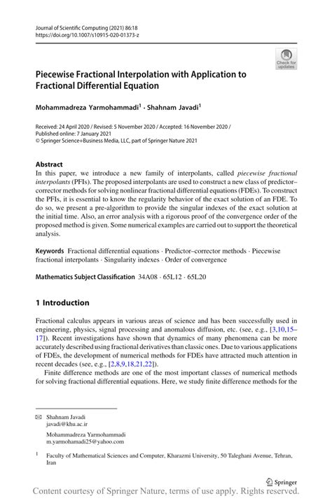 Piecewise Fractional Interpolation With Application To Fractional Differential Equation